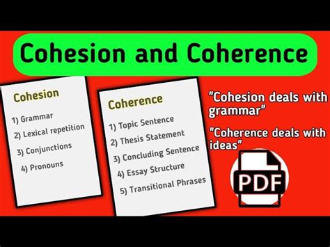 Coherence And Cohesion How To Write With Flow Coherence And Cohesion