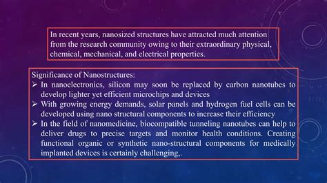 Nano Structures Pptx