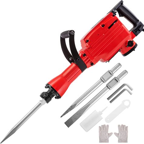 Vevor Demolition Jack Hammer Jack Hammer Concrete Breaker 1200 Bpm