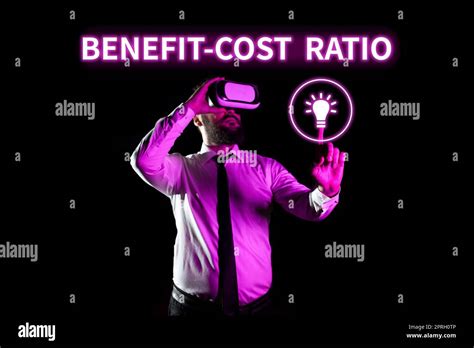 Conceptual Display Benefit Cost Ratio Business Approach Relationship
