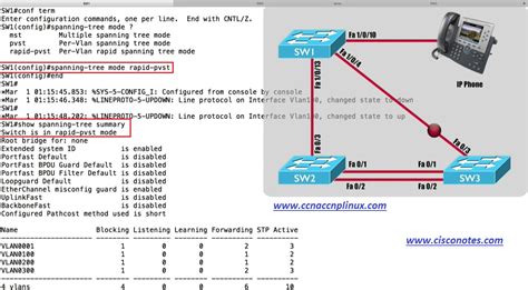 Rapid PVST Configuration Best Cisco CCNA CCNP And Linux CentOS PDF Notes