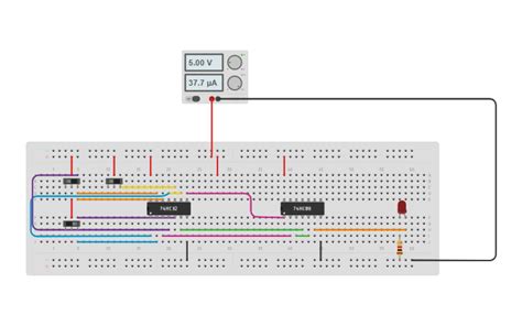 circuit design using sop tinkercad