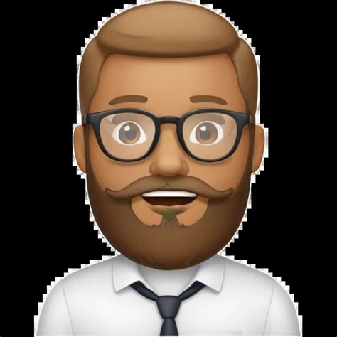 Emoji With Glasses And A Beard Emoji Ai Emoji Generator