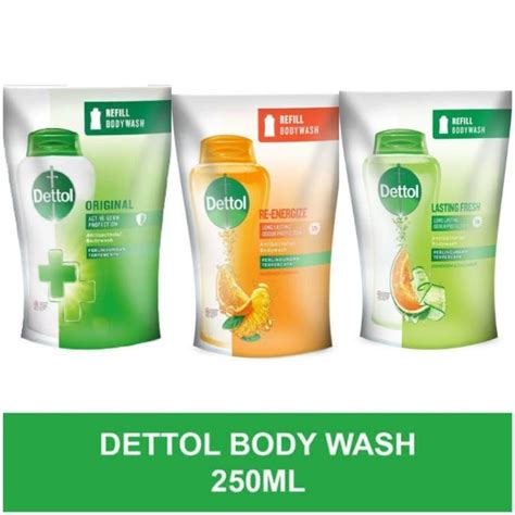 Jual Dettol BodyWash Refill ML Lasting Fresh Original Re Energizer Sabun Mandi Cair