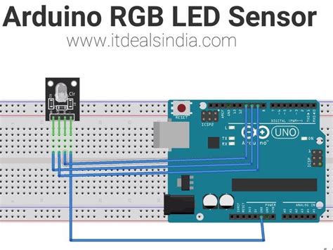 Arduino RGB LED Sensor Step By Step Hindi KY 016 Arduino Rgb Led Sensor