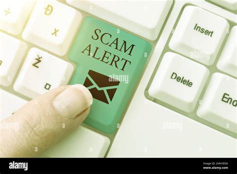 Handwriting Text Scam Alert Internet Concept Warning Someone About Scheme Or Fraud Notice Any