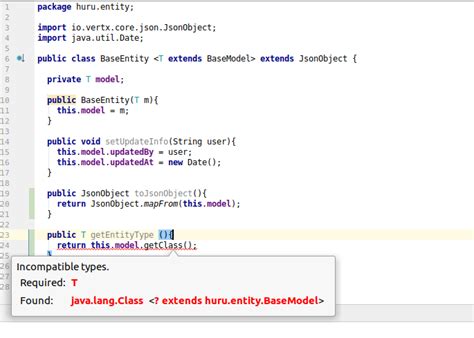 Java How To Return The Class Of A Generic Type Stack Overflow