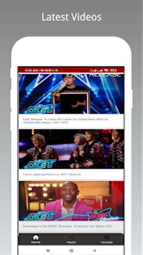Android için AGT America Got Talent Videos İndir