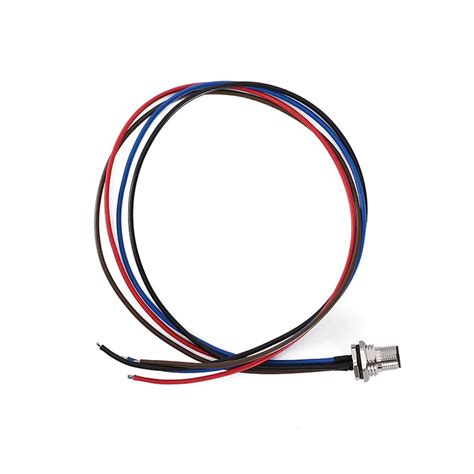 M12 T Coded Male Panel Mount Connector China Supplier M12 S Coded Male