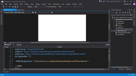 win10的uwp开发之hello world uwp开发hello world csdn博客