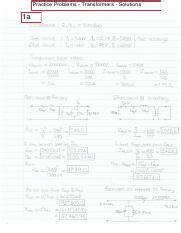 Practice Problems Of Transformers Solutions Pdf Practice Problems Transformers Solutions