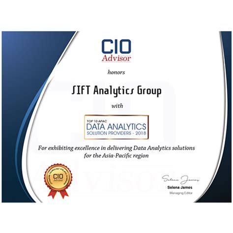 Sift Analytics Story Sift Analytics Group