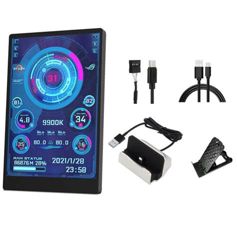 Inch IPS Computer Small Secondary Screen USB Chassis Secondary Screen Computer Monitoring