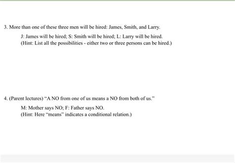 translate following statements into symbolic form 1