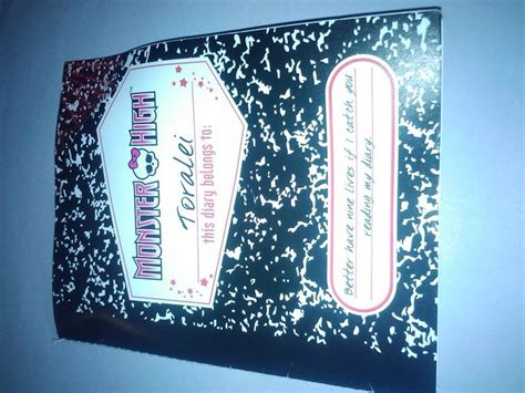 Monster High Toralei Diary In 2023 Monster High Monster Diary