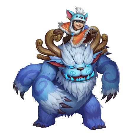 Nunu And Willum League Of Legends Desenhos Ilustração
