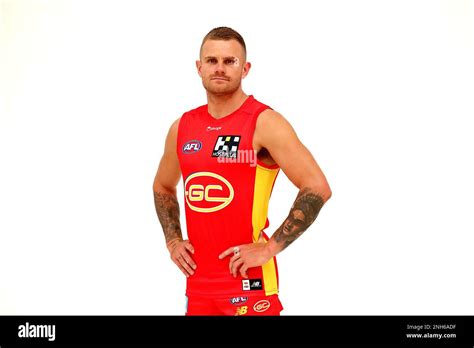 Brandon Ellis During A Gold Coast Suns Afl Team Photo Day At The Gold