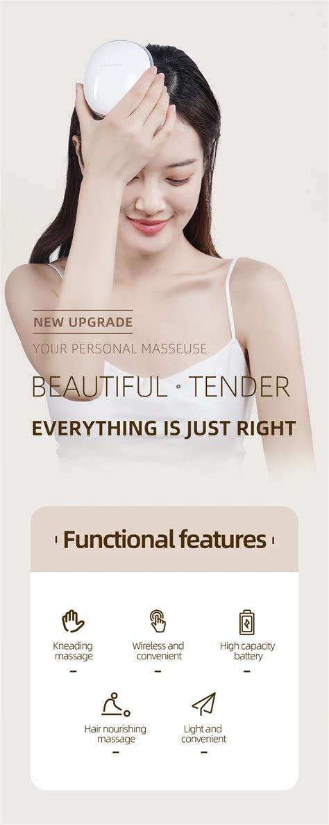 Head Wireless Kneading Massager Stress Relief For Your Head