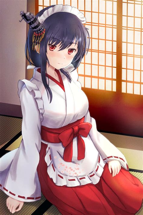 艦これ「デレ城「膝枕何を馬鹿なこと言ってるんですか。今回だけですよ」艦これ山城」孤灯よげんのイラスト