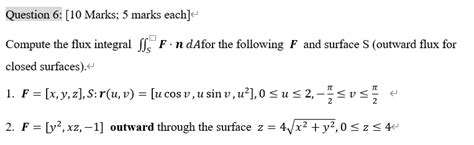 solved question 6 [10 ﻿marks 5 ﻿marks each]compute the