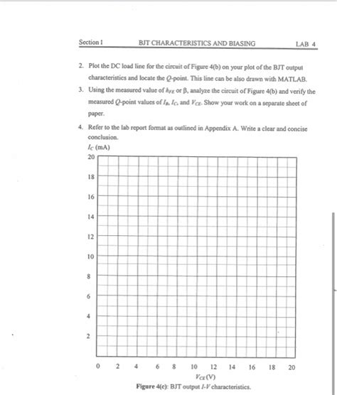 Section 1 Discrete Devices Lab 4 Bjt Characteristics