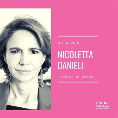 Heres Introducing Nicoletta Danieli Co Founder Of Un