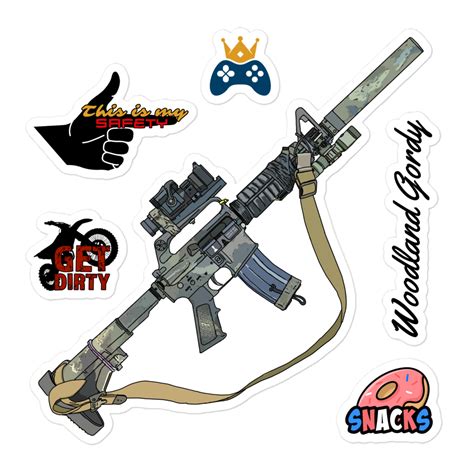 Armory Stickers Car 15 Woodland Gordy Red Pawn Shop