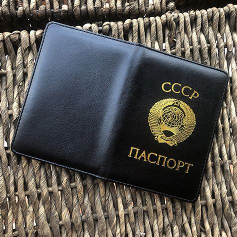 Russia Passport Cover Cccp Soviet Leather Covers For Passports Ussr