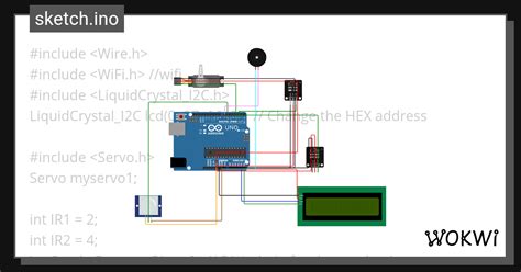 Smart Car Parking System Copy Wokwi Esp32 Stm32 Arduino Simulator