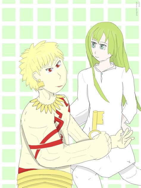 五朗兵衛 On Twitter 一日一絵 Fgo Fate Fgo絵描きさんと繋がりたい 917作目 ギルandエルキドゥ フェイト