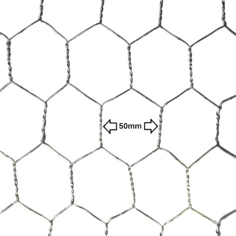 Hancock And Brown Galvanised Wire Fence Netting 50mm Hex All Sizes