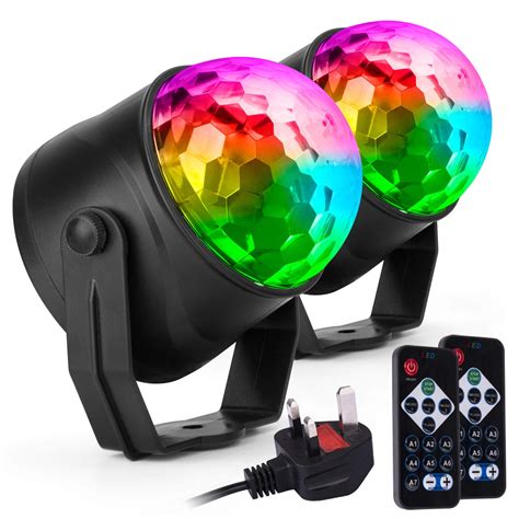 Buy Ecoastal Party Disco Lights DJ Ball Strobe Led Rotating 7 Colorful