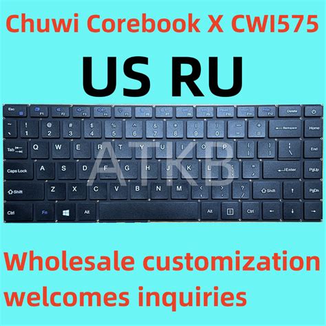 Laptop Keyboard For Chuwi For Corebook X Cwi575 English Us Black