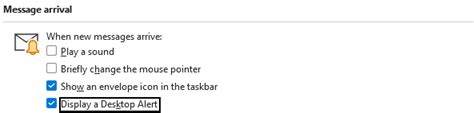 Outlook Missing New Email Alerts Microsoft Community