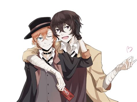 Anime Bungou Stray Dogs Chuuya Nakahara Osamu Dazai Chuuya Dazai
