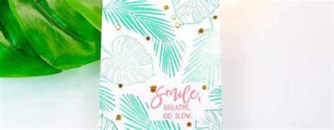 clean and simple tropical card unity blog