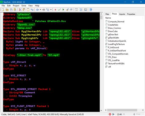 Demo Opengl Star Trek Source By Planet Xavier
