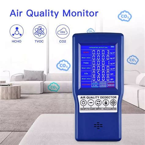 Jual Digital CO2 Sensor PPM Meter Mini Detektor Karbon Dioksida Gas Analyzer Monitor Tester