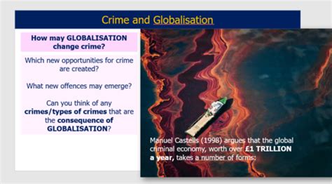 Aqa Sociology Paper 3 Crime And Deviance Crime And Globalisation And