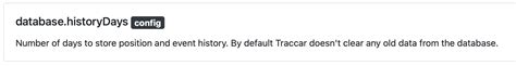 Automatic History Cleanup · Hassio Addons Addon Traccar · Discussion