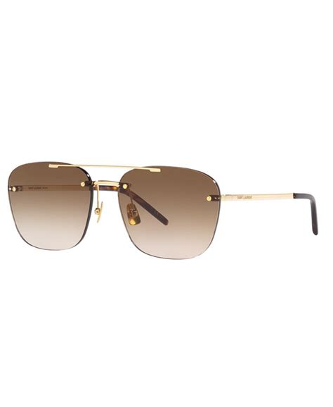 Saint Laurent Unisex Sunglasses Sl 309 Rimless Ys000324 Macys