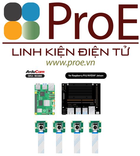 16mp imx519 autofocus synchronized quad camera kit for raspberry pi