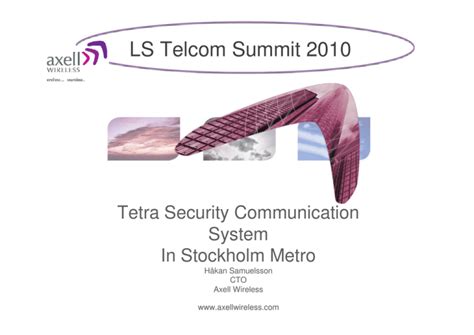 Ls Telcom Summit 2010