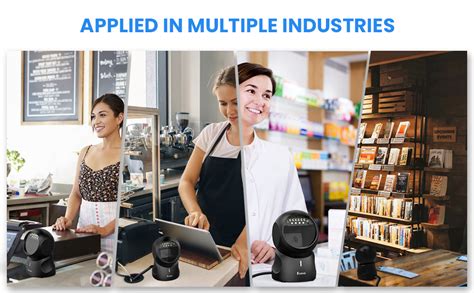 Eyoyo D Qr Desktop Barcode Scanner With Automatic Sensing Scanning