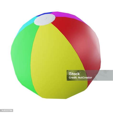 흰색 배경에 고립 된 3d 렌더링 해변 플라스틱 공 공 스포츠 장비에 대한 스톡 사진 및 기타 이미지 공 스포츠 장비 구 파란색 Istock