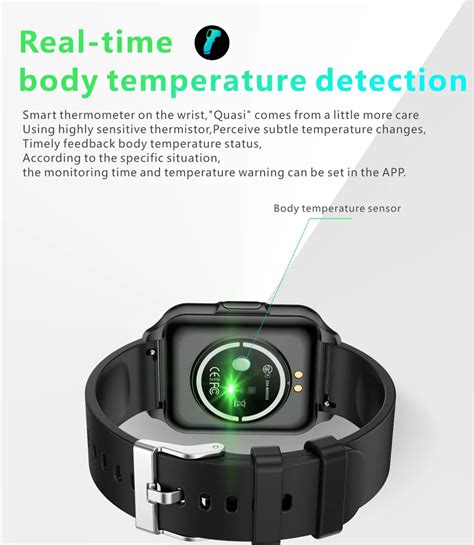 Body Temperature Oxygen Monitoring Sports Watch PURPLE BD