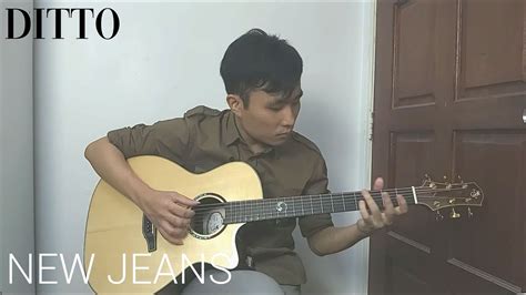 Newjeans 뉴진스 Ditto Fingerstyle Guitar Cover Youtube