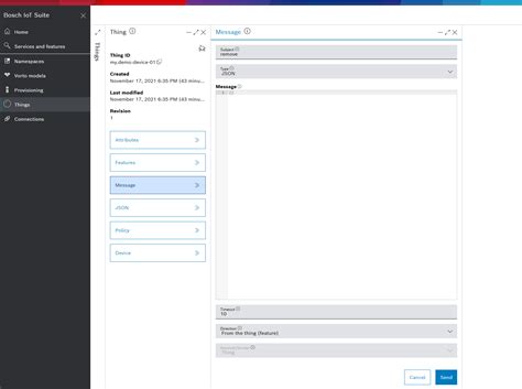 Trigger De Provisioning Via A Live Message Bosch Iot Device