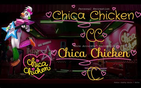 Fnaf Glamrock Chica Recreation By Amaryllisthefox On Deviantart
