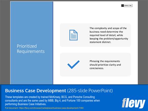 Ppt Business Case Development 285 Slide Ppt Powerpoint Presentation Pptx Flevy